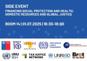 FfD4 Side Event: Financing Social Protection and Health - www.socialprotectionfloorscoalition.org
